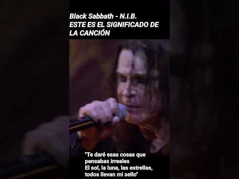 Black Sabbath - N.I.B. / SIGNIFICADO DE LA CANCIÓN #blacksabbath #spotify #applemusic