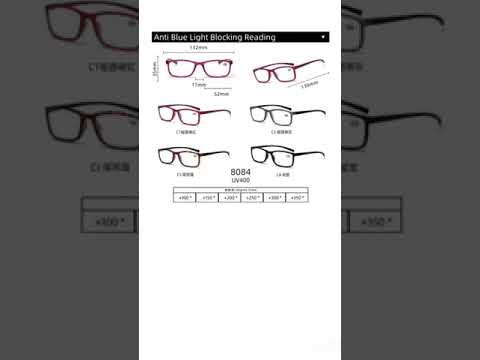 Anti blue light blocking reading glasses