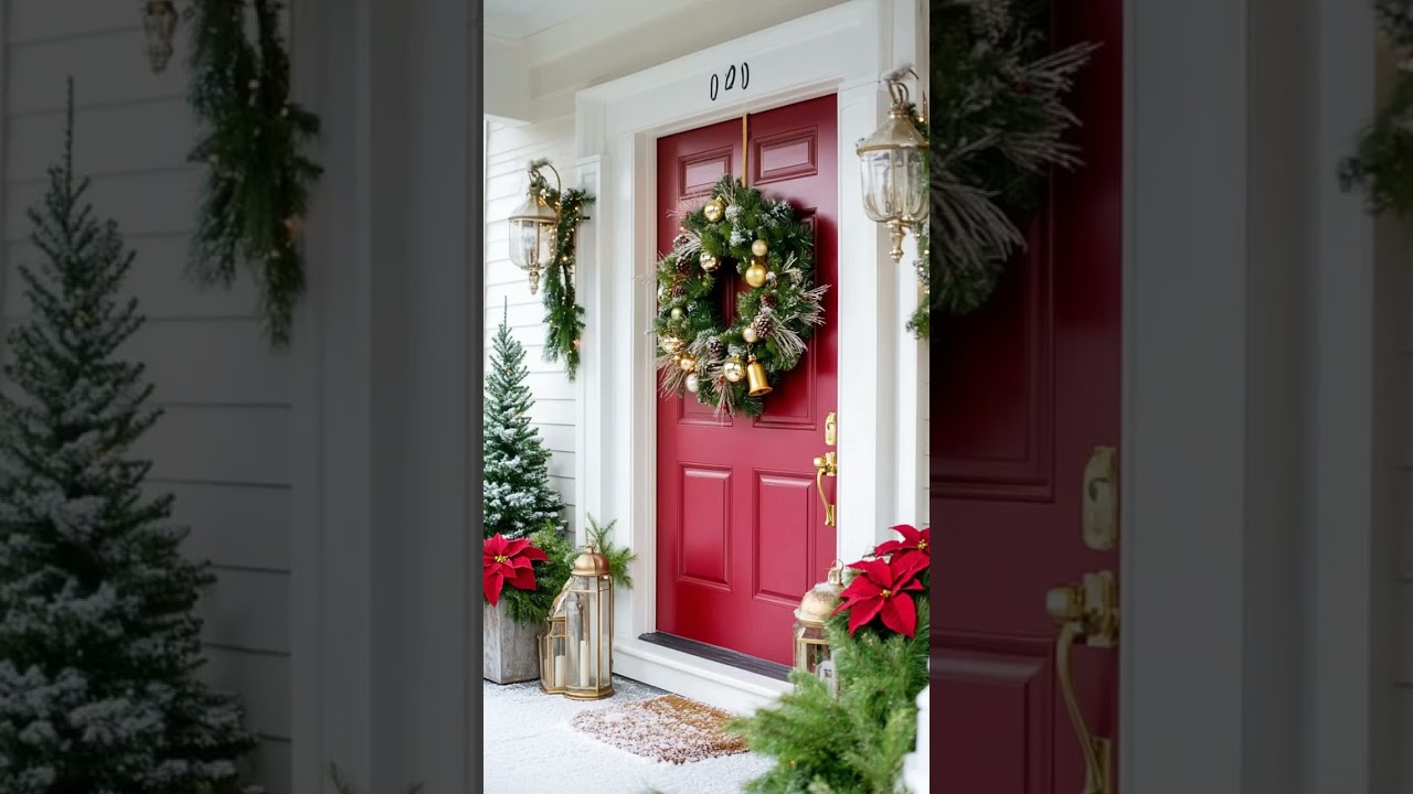 29 Festive Christmas Door Decor Ideas For A Magical Entry