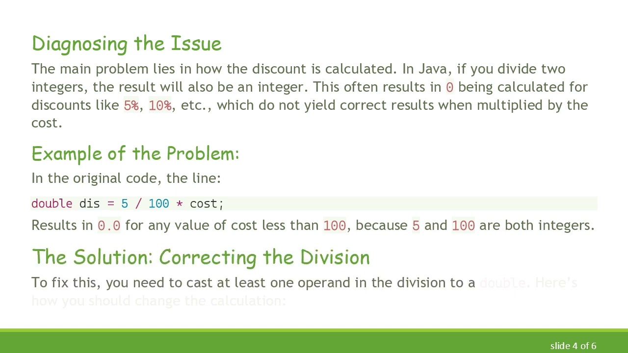 Solving Conditional Logic: How to Fix Your Java Discount Calculation Code