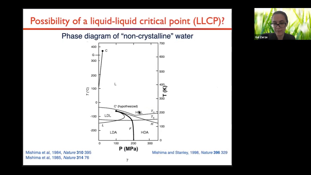 Atomistic Simulation Webinar Series): Liquid-liquid critical point in realistic models of water