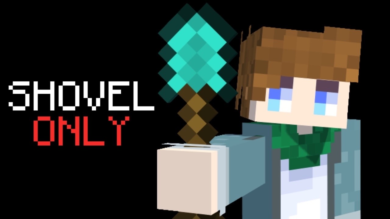 My Viewers MADE Me Beat Minecraft With ONLY Shovels...