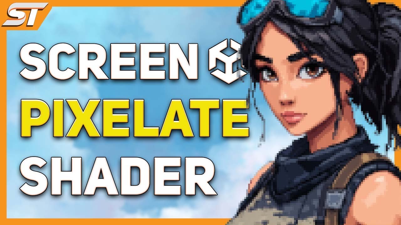 FREE Pixelated Screen Effect in Unity URP (Shader Graph Tutorial)