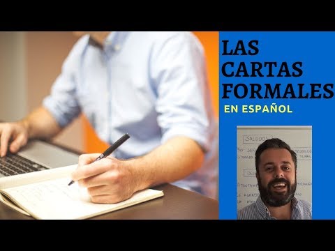 Las cartas formales en español – Experiencias en español