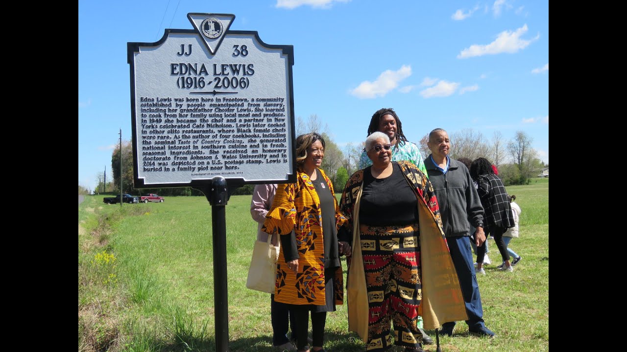 Edna Lewis Historical Marker Dedication