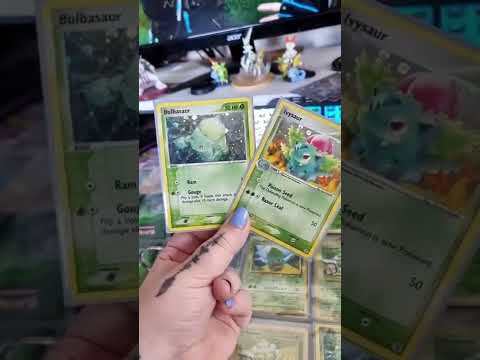 The Cutest Bulbasaur + Ivysaur Cards🍃 #pokemontcg #pokémon #bulbasaur #ivysaur #shorts