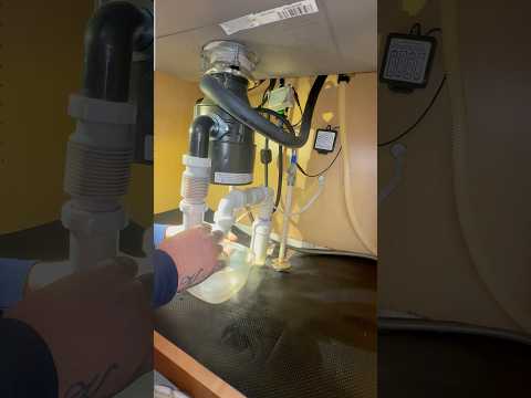 Kitchen Sink Repipe and Air Admittance Valve Install 💰💰💰 #plumbing #homeimprovement #diy