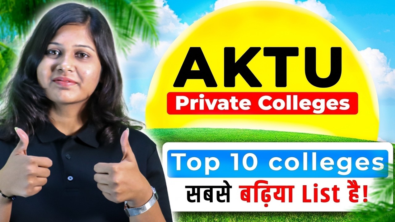 Top 10 Private Engineering Colleges Through AKTU Counselling | Fees & Placement | Rank Wise List