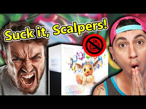 Pokemon Center STOPPED Scalpers in Huge Prismatic Evolutions Restock?!