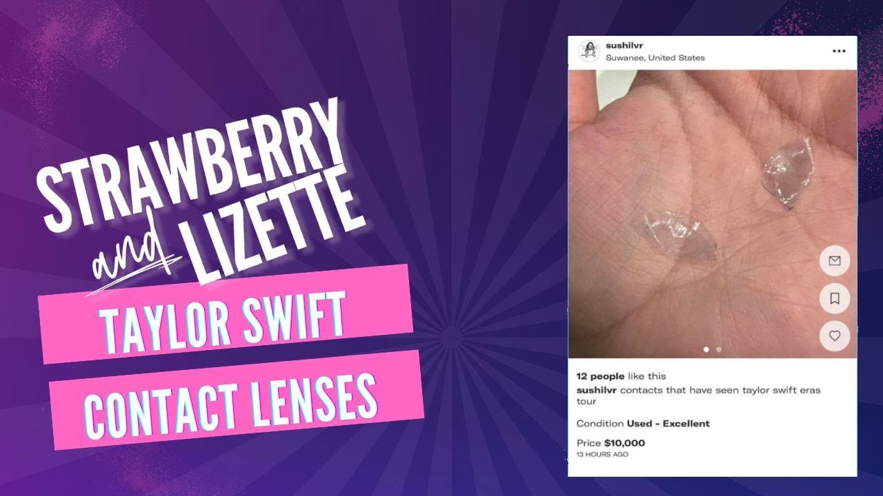 Strawberry And Lizette: Taylor Swift Contacts Lenses