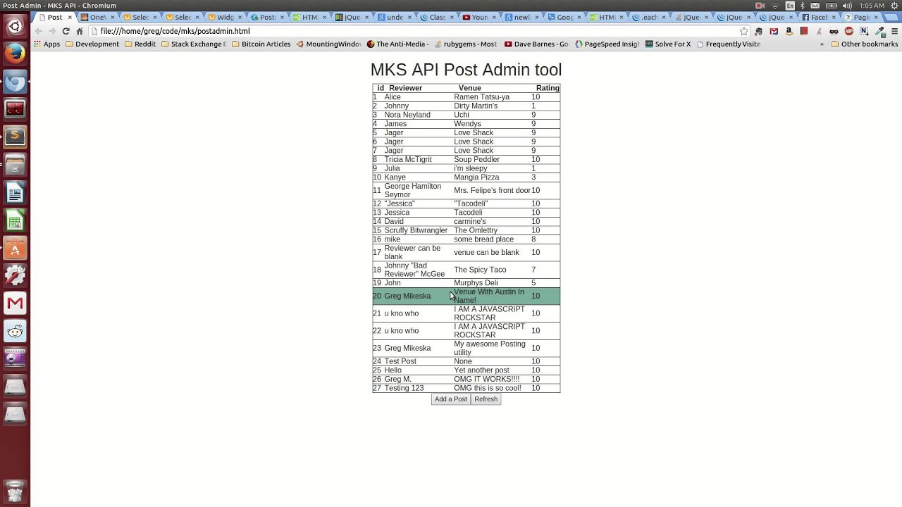 My First HTML/Javascript Applet!