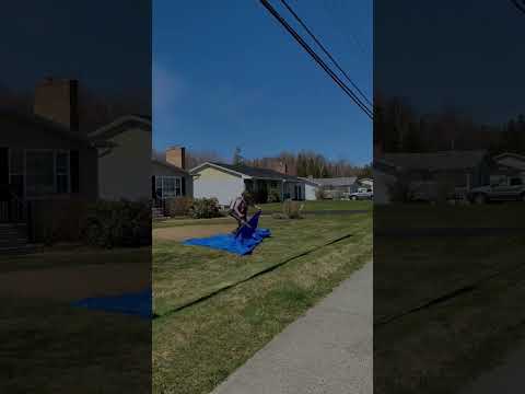 Lawn dethatching and cleanup! #lawncare #lawn #spring #lawncareservice