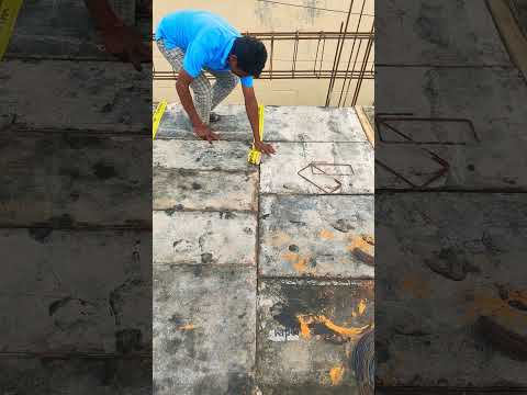 adhesive tape on slab #homeconstruction #homebuilding #houseconstruction #house