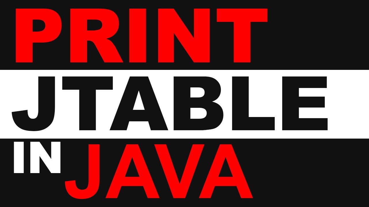 Java SWING #25 - How to Print JTable in Java Netbeans IDE || Java Code