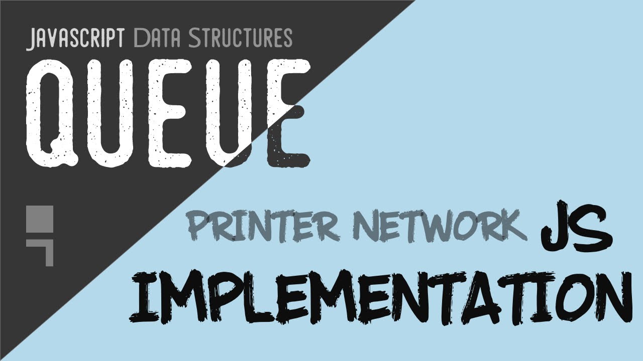 Queue Implementation in Javascript + printer network + promise sequential asynchronous task