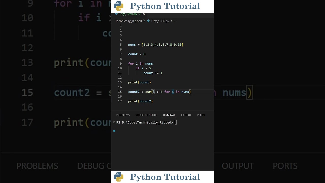 Replace Your For Loop With This Python Trick | Python Tutorial