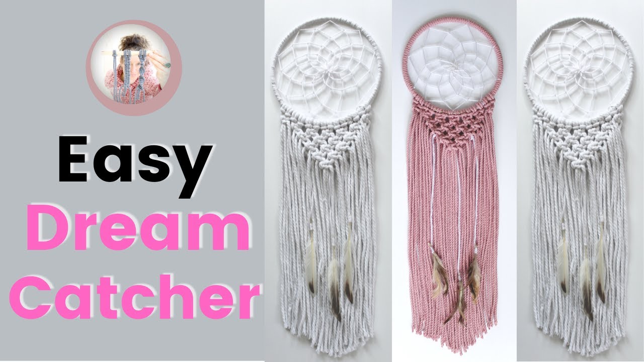 Guide to make a simple Dreamcatcher | DIY Dream Catcher Tutorial