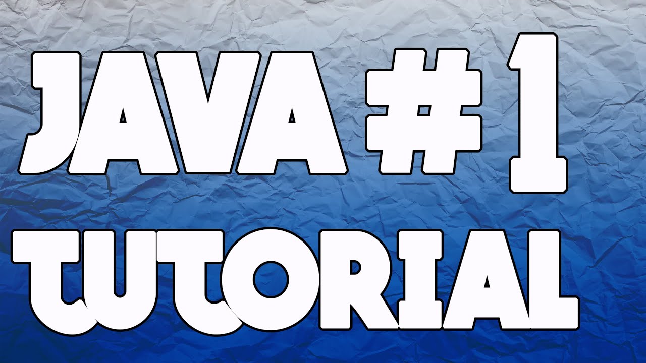 Java Beginner's Tutorial , Part 1 , Your First Program