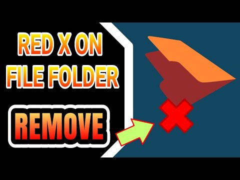 RED X ON FILE FOLDER REMOVE SIMPLY