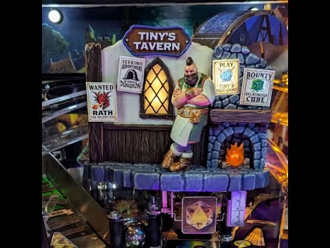 Tiny's Teeny Tavern mod for Stern Dungeons and Dragons The Tyrant's Eye pinball machine