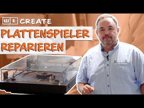 Plattenspieler reparieren | Reparatur Schallplattenspieler | WE create