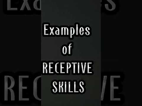 Receptive vs Expressive/Productive Macro-Skills
