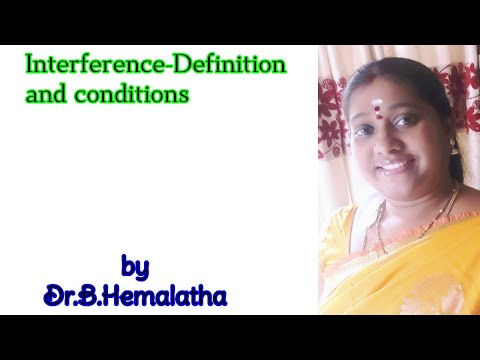 Interference - definition and conditions