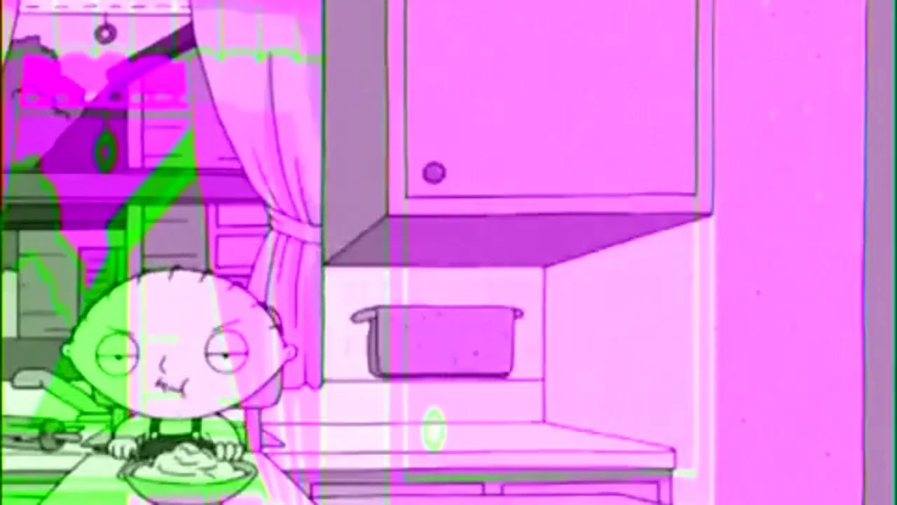 Green Screen Stewie thought cloud template
