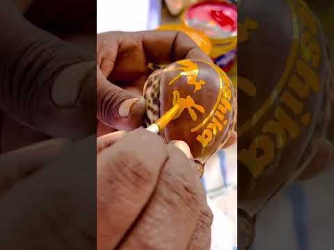 Name on shell in Rameswaram | amazing art work