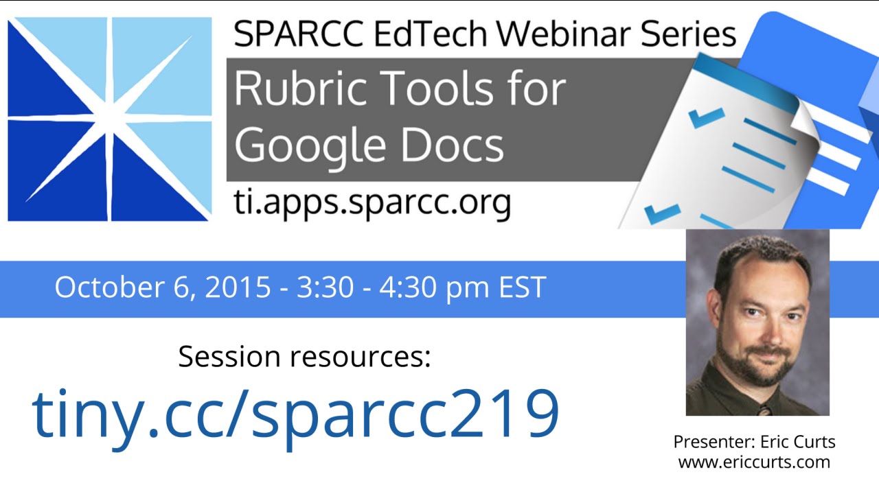 Rubric Tools for Google Docs