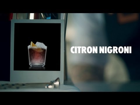 Citron Nigroni Recipe | Absolut Drinks