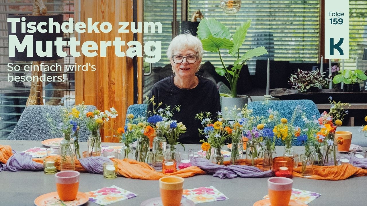 Last Minute Deko zum Muttertag | DIY | Schnell, einfach & wunderschön! 🎀💐