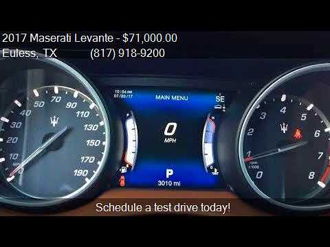 2017 Maserati Levante Base AWD 4dr SUV for sale in Euless, T