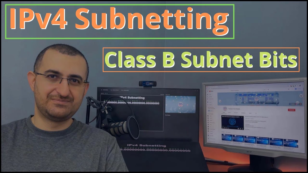 Class B Subnet Bits - IPv4 Subnetting