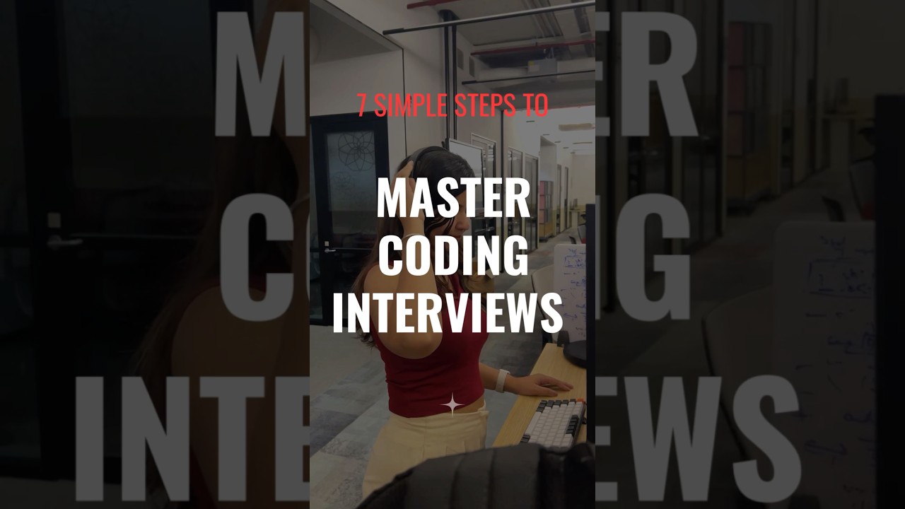 Master coding interviews in 7 simple steps!