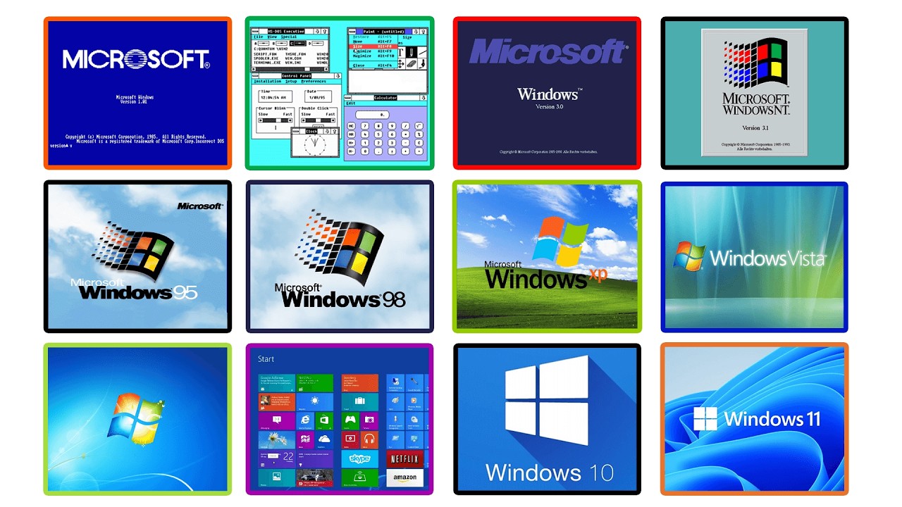 Windows Evolution: Every Windows Version Explained | 1985–2025