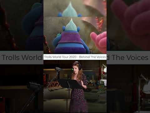 Trolls World Tour 2020 - Behind The Voices #shorts #trolls #trollsworldtour #behindthevoices