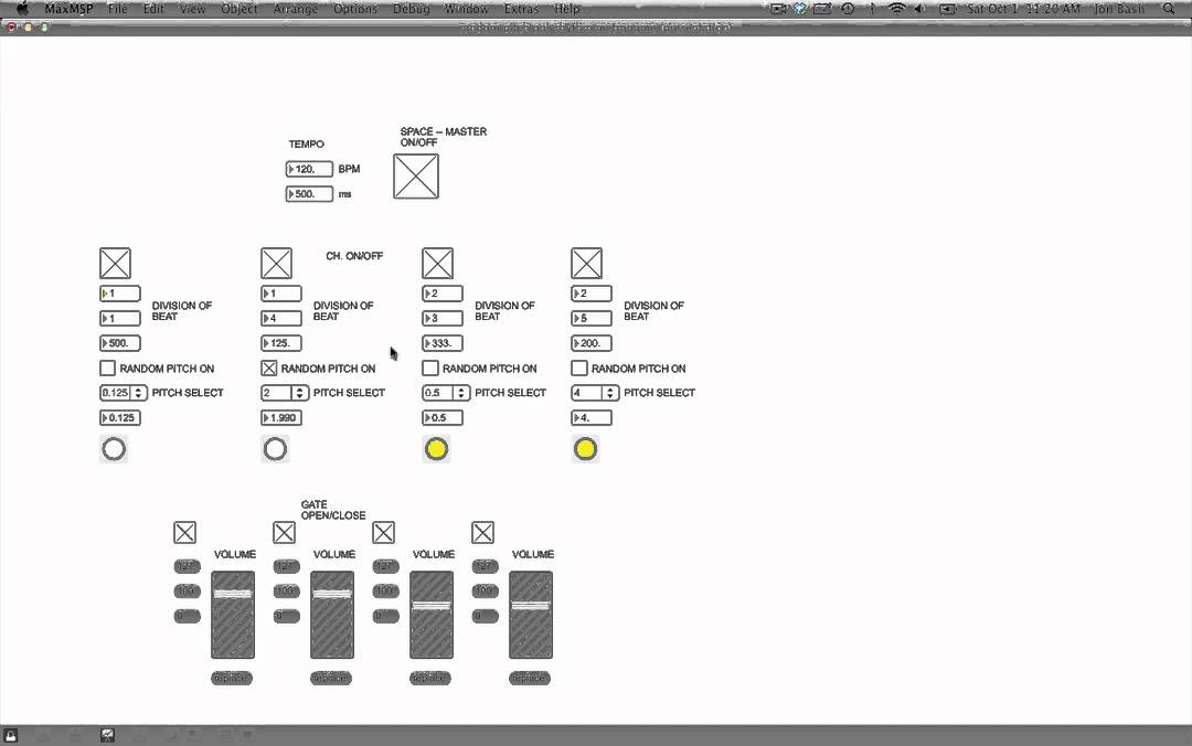 Max/MSP -- Polyrhythm Metronome Machine Thing
