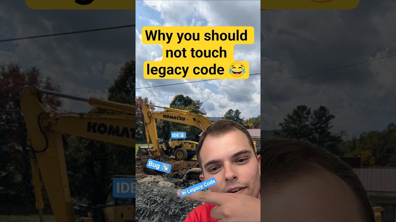 Why you should not edit legacy code 👴🏚️😂 #funny #programming #ai #coding