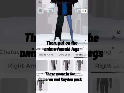 How to make the tallest free avatar on Roblox #Roblox #shorts