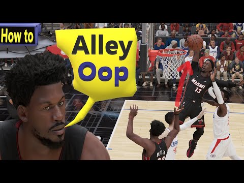 nba 2k23 how to alley oop