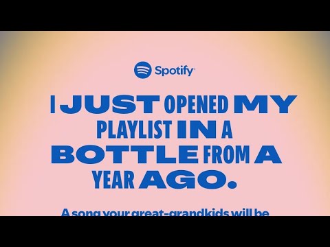 Spotify Playlist In A Bottle 2024 (4K Reupload)