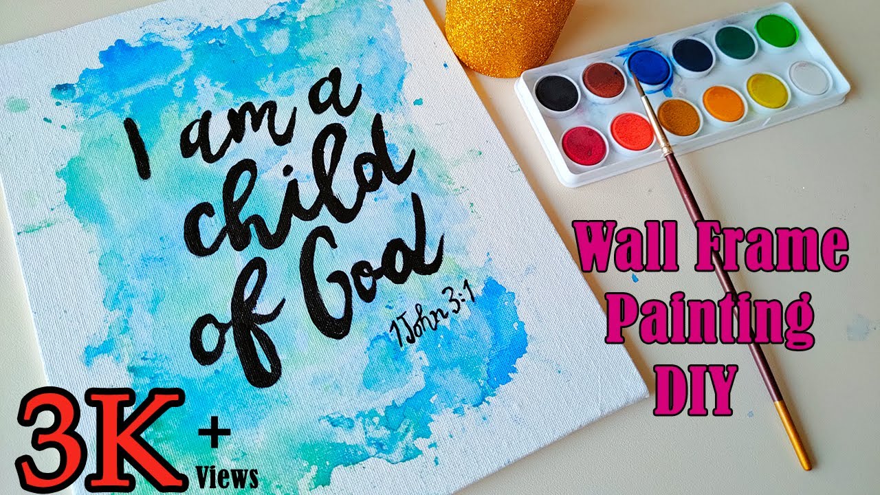 Bible Verses Calligraphy For Beginners || Christian Home Decor || Blessing Art