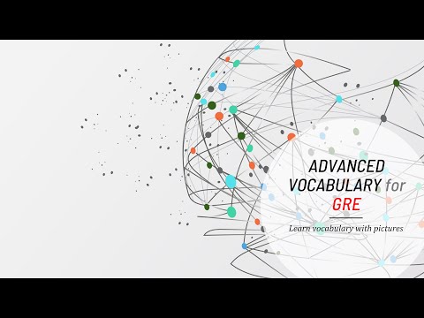 ADVANCED Vocabulary for GRE | Learn Vocabulary with PICTURES