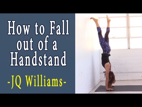 How to Fall out of Handstand Yoga | Carolyn Obrien