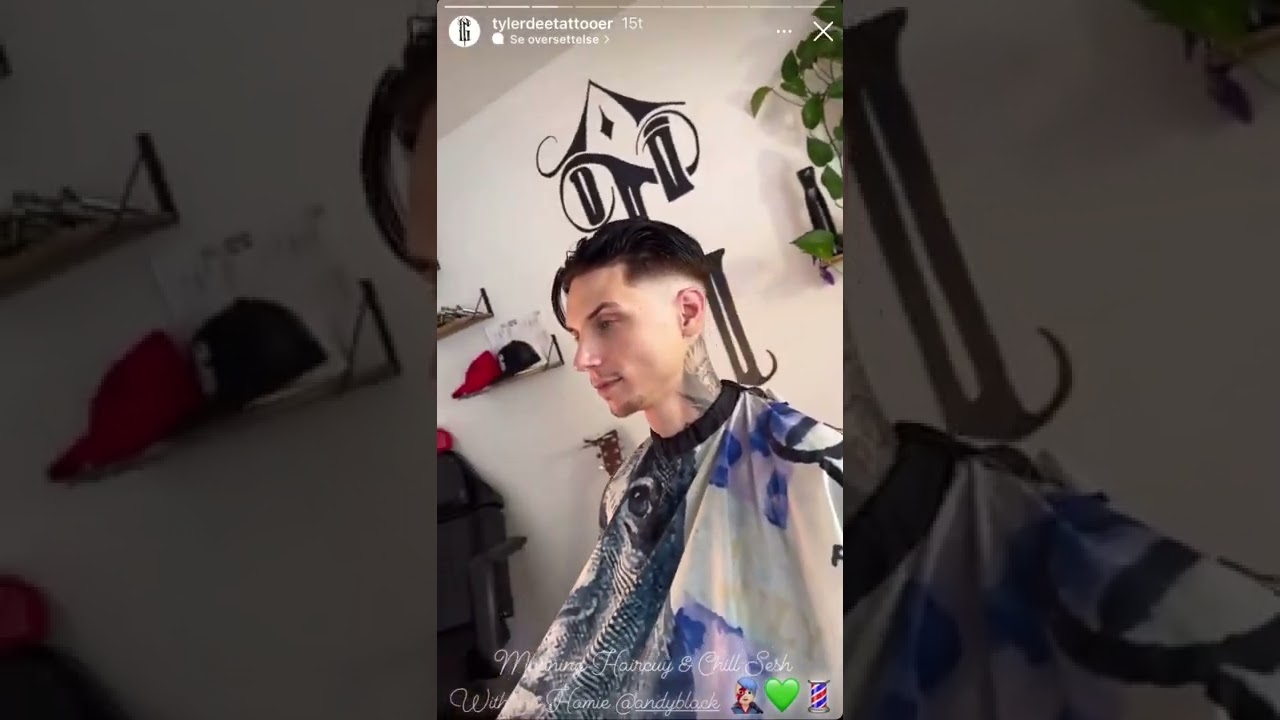 Andy Biersack new haircut (July 25, 2022)