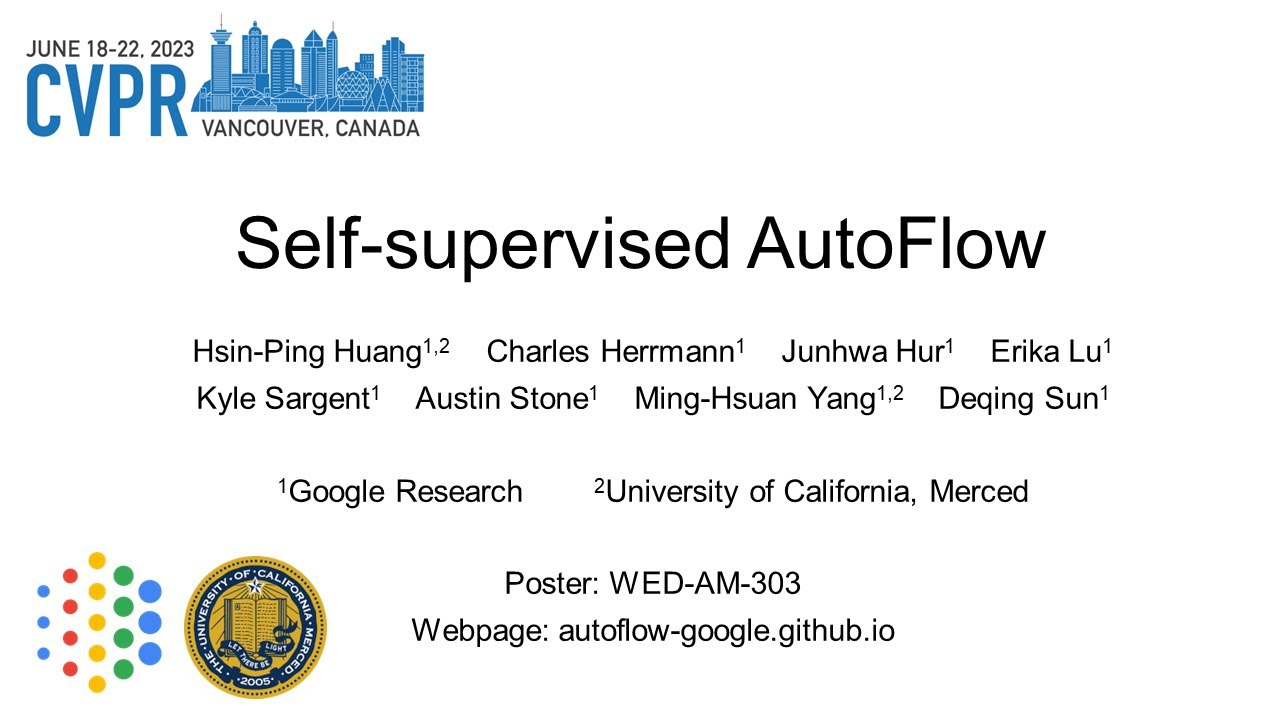[CVPR 2023] Self-supervised AutoFlow