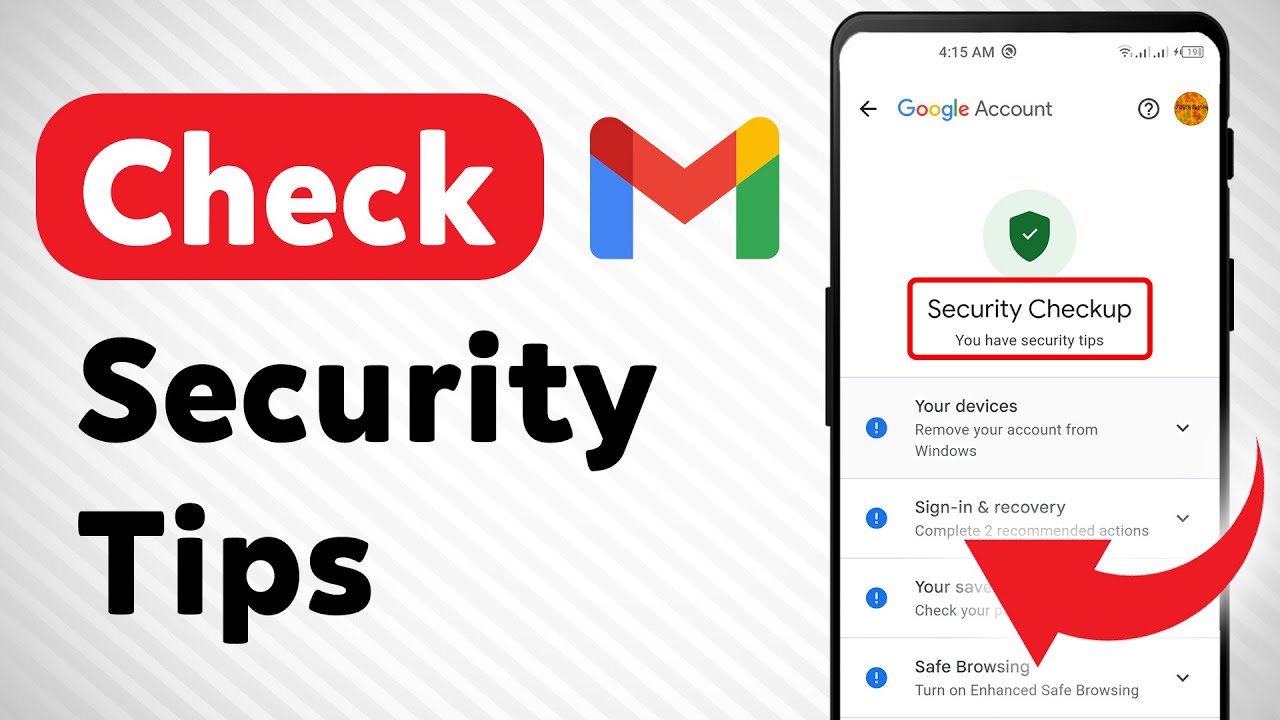 How to Check Security Tips On Gmail (Updated)