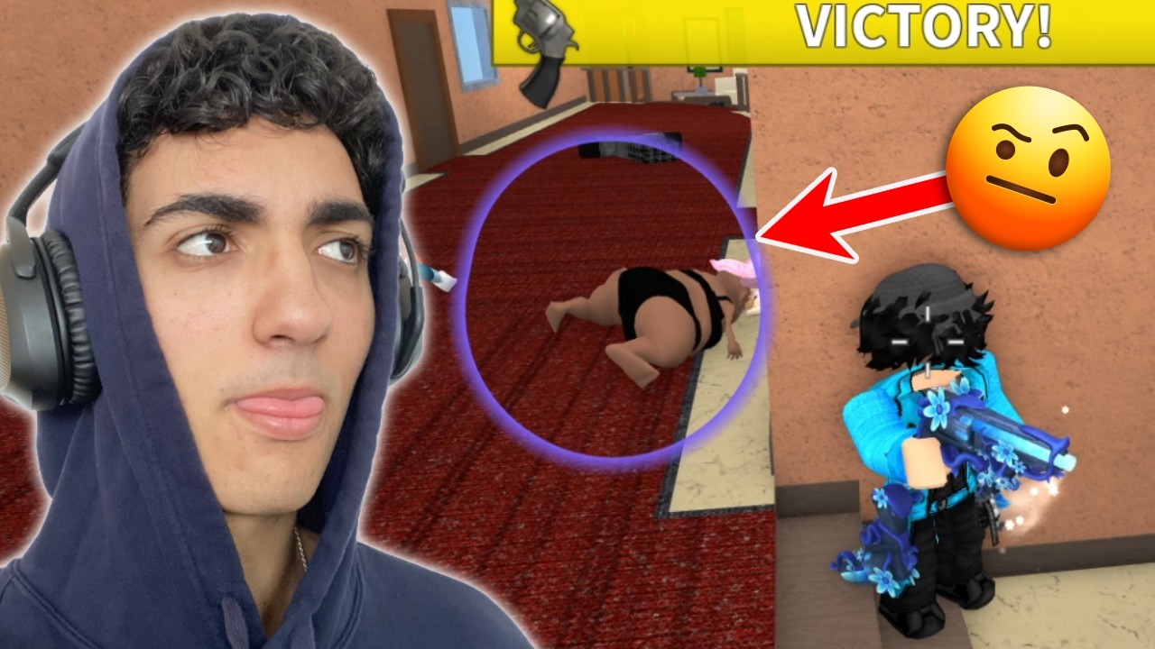 Playing MM2 With a EYE TRACKER... (Murder Mystery 2)