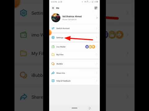 imo blocked list Settings | Imo Blocked List | #shorts